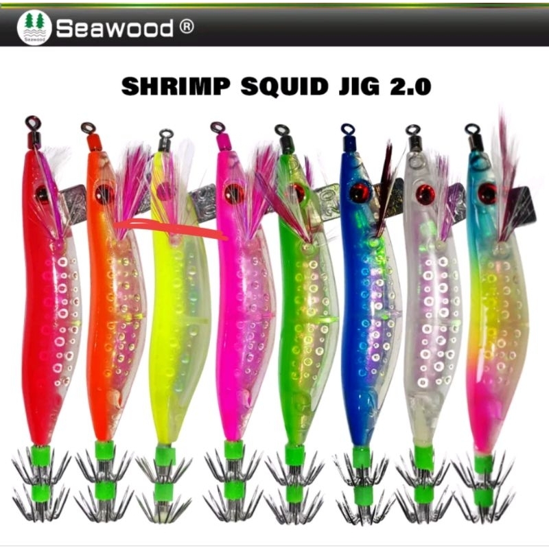 Jual Umpan Pancing Cumi Udang - Udangan 6gram/Kail Cumi Mancing Cumi ...