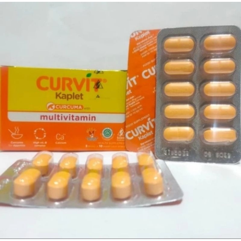 Jual Tablet Penambah Nafus Makan CURVIT/CURCUMA FORCE/CAVICUR/ | Shopee ...