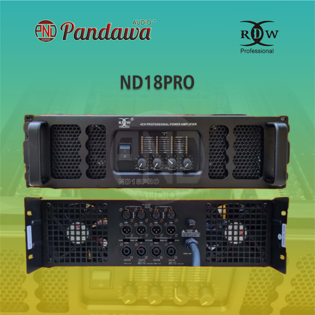 Jual Power RDW ND18PRO / Power Amplifier / ND18PRO | Shopee Indonesia