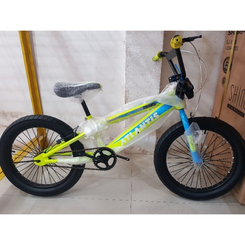 Jual Sepeda BMX 20 inch ATLANTIS ( BAN JUMBO 3.0 ) ( KUNING / HIJAU ...