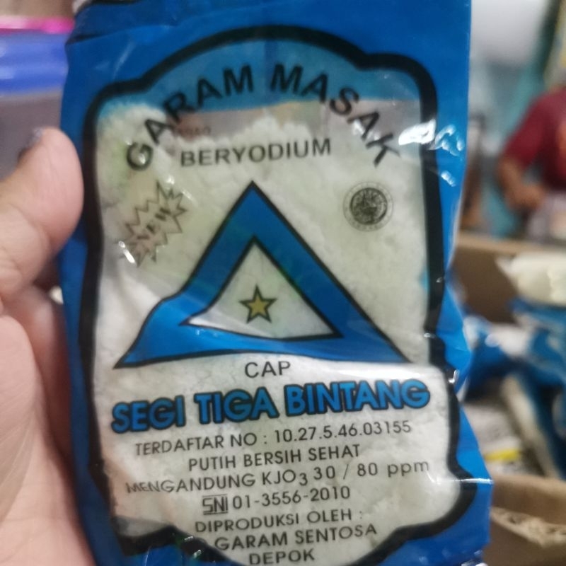 Jual Garam Masak Beryodium cap Segi Tiga Bintang | Shopee Indonesia