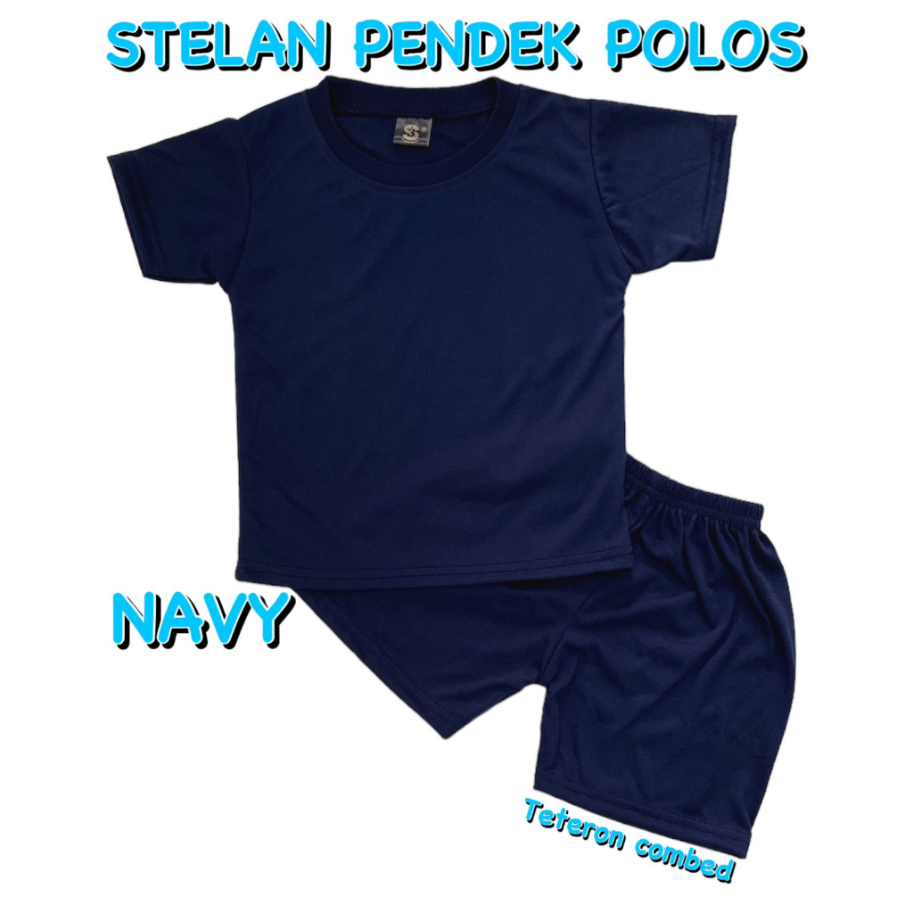 Jual BAJU SETELAN POLOS SANTAI PENDEK ANAK LAKI-LAKI/PEREMPUAN BAHAN ...