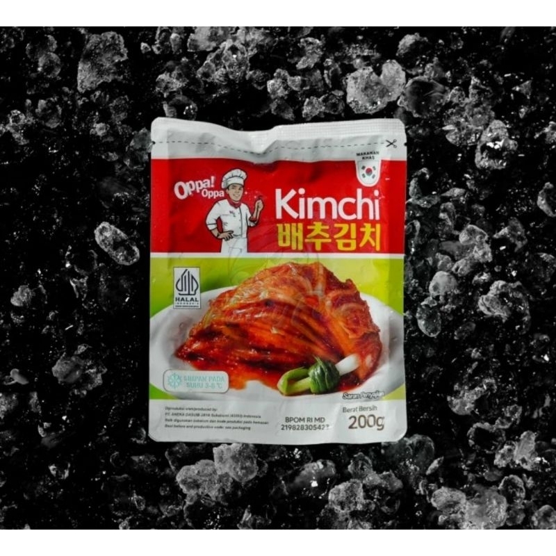 Jual OPPA Kimchi Korea / Kimchi Sawi Fresh / Kimchi Halal 200 Gram ...