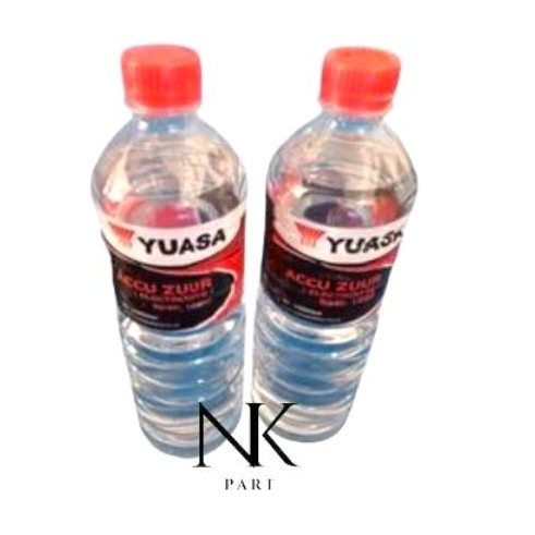 Jual Air Accu Elektrolit Aki Zuur Merah Yuasa 1 Liter Untuk Aki Baru ...