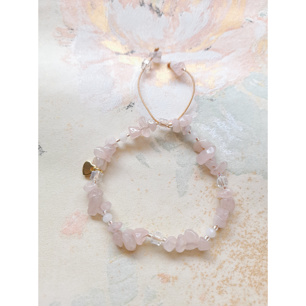 Jual BRAELYN NAYA • ROSE QUARTS • gelang aesthetic•gelang tali premium ...
