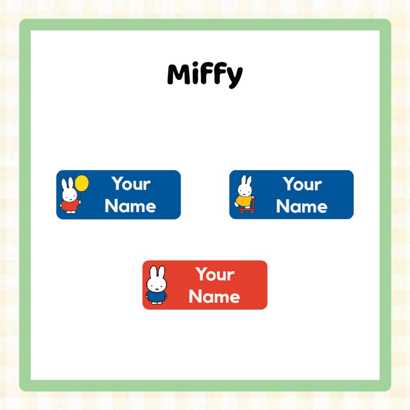 Jual [Stiker Label Nama] - Miffy | Shopee Indonesia