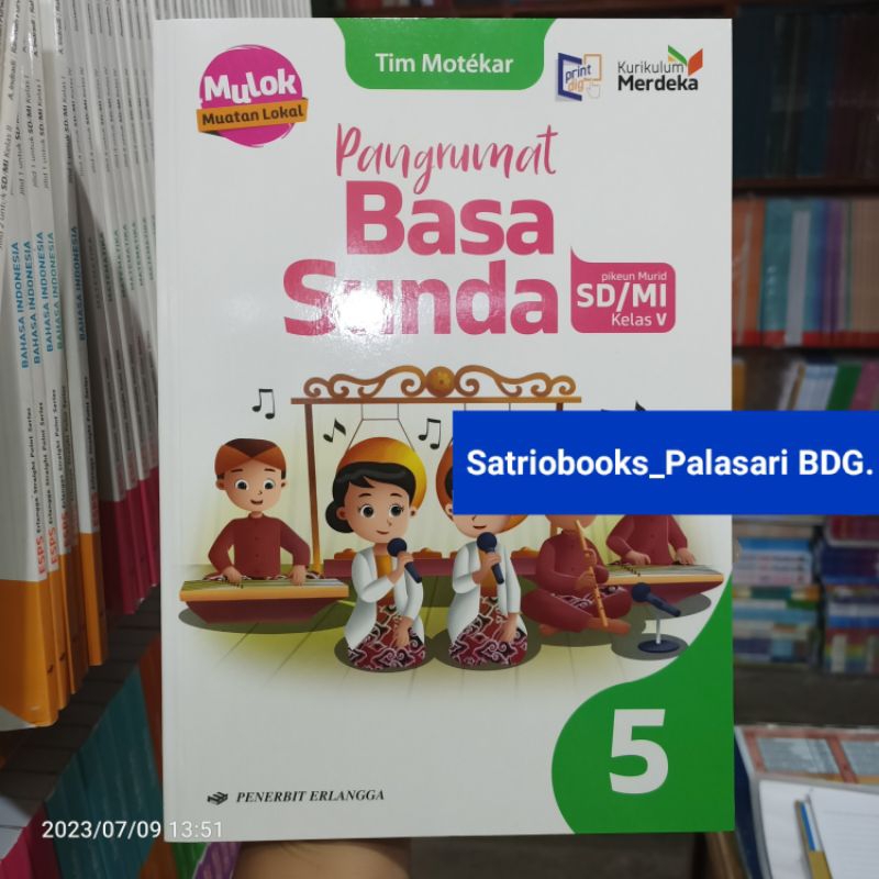 Jual PANGRUMAT BASA SUNDA KELAS 5 SD KURIKULUM MERDEKA. PENERBIT ERLANGGA. ORIGINAL. | Shopee ...