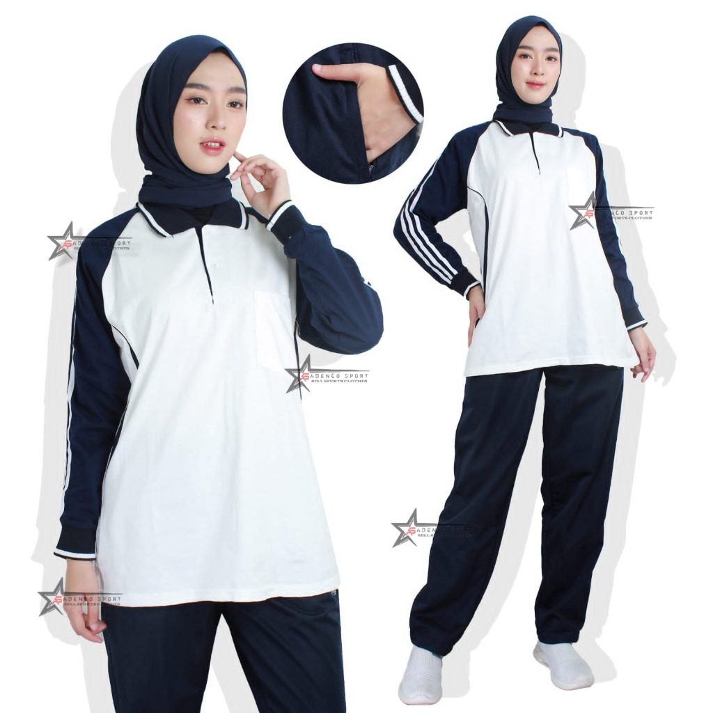 Jual Seragam Baju Olahraga Wanita / Setelan Baju Olahraga Lengan ...