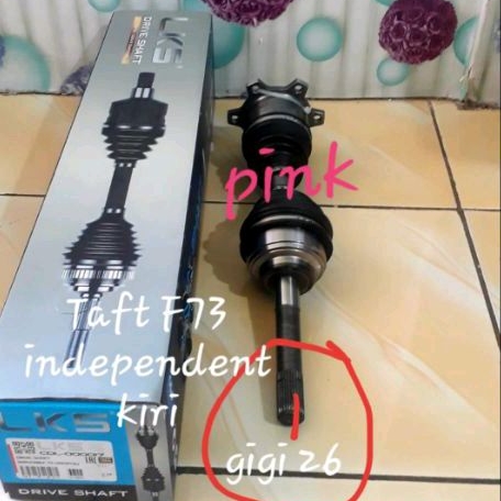 Jual Drive Shaft Cv Joint Assy As Roda Komplit As Tarik Kiri Daihatsu Taft F73 Independent F78 ...