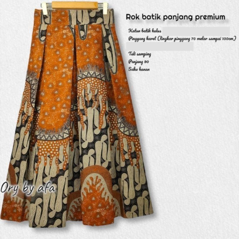 Jual ROK BATIK PANJANG JUMBO WANITA DEWASA ROK KLOK PAYUNG HALUS | Shopee Indonesia