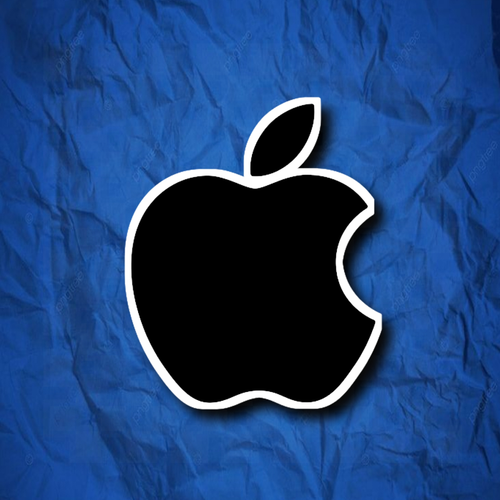Jual Stiker printing Sticker Logo Apple Black White Logo Brand ...