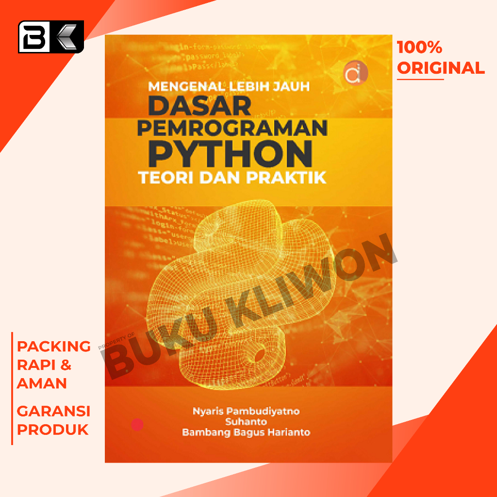 Jual Buku Mengenal Lebih Jauh Dasar Pemrograman Python Teori dan ... Jual Buku Mengenal Lebih Jauh Dasar Pemrograman Python Teori dan ...