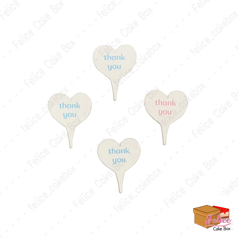 Jual LOVE CAKE TOPPER / MINI CAKE TOPPER / TOPPER KUE MINI HATI ...