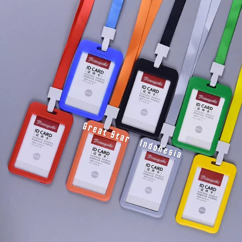 Jual ID CARD HOLDER DX-612 + Tali Id card Puller 1SET | Shopee Indonesia