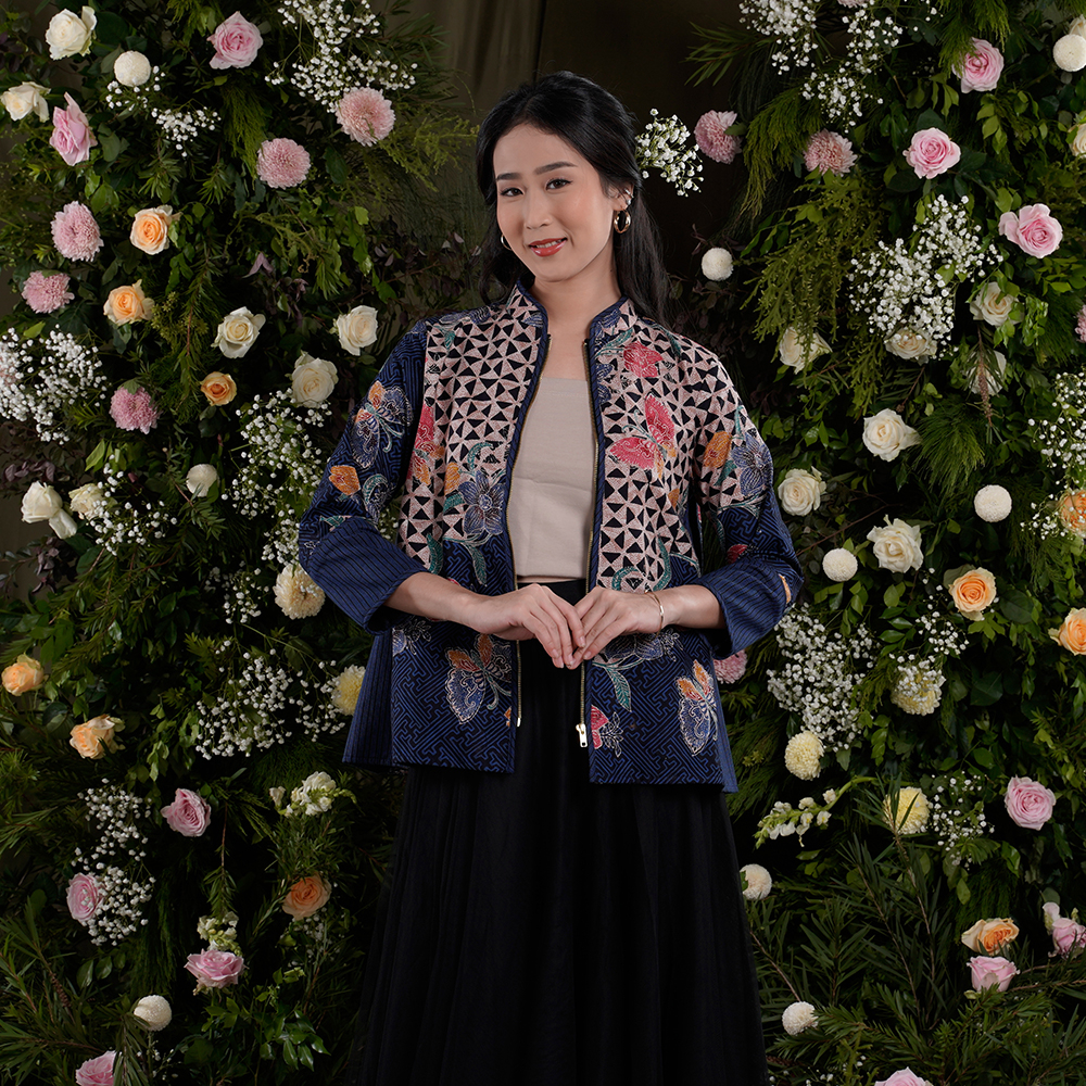 Jual NONA RARA - Vivare Encim T2286, Baju Batik Kasual Modern | Shopee ...