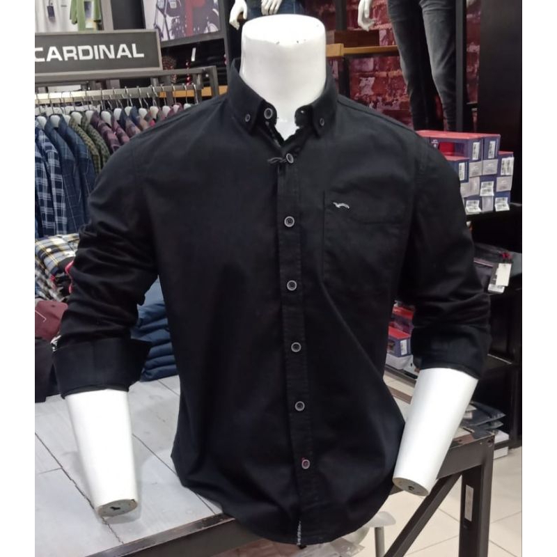 Jual (BEST SELLERS) KEMEJA CARDINAL SLIMFIT POLOS BAHAN STRETCH PREMIUM ...