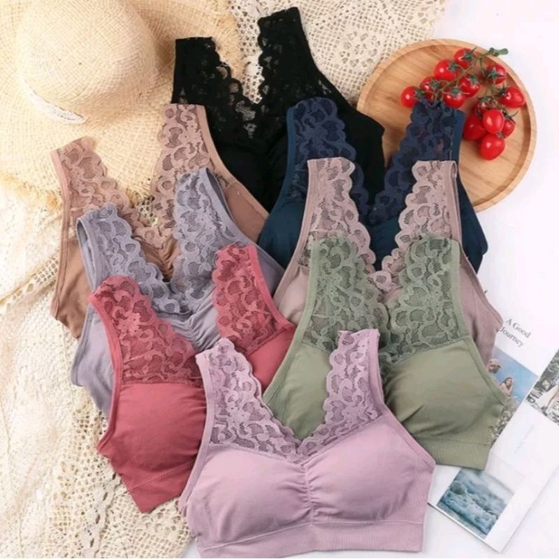 Jual TNstore_(AT B05) Pakaian Wanita Bra Tanpa Kawat Bahan Halus ...
