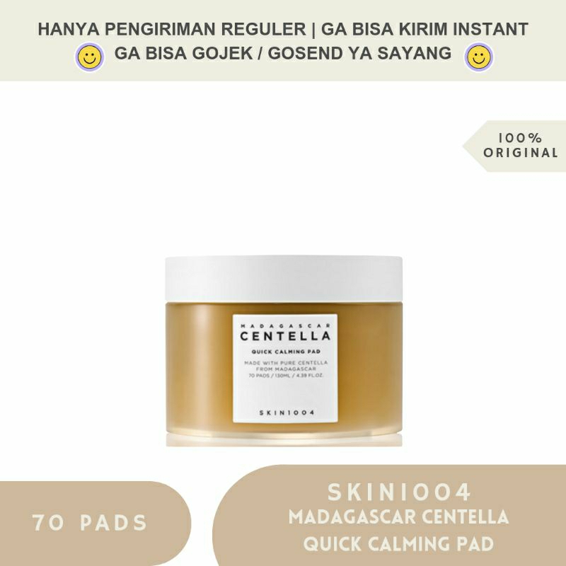 Jual SKIN1004 Madagascar Centella Quick Calming Pad (70 Pads) | Shopee Indonesia