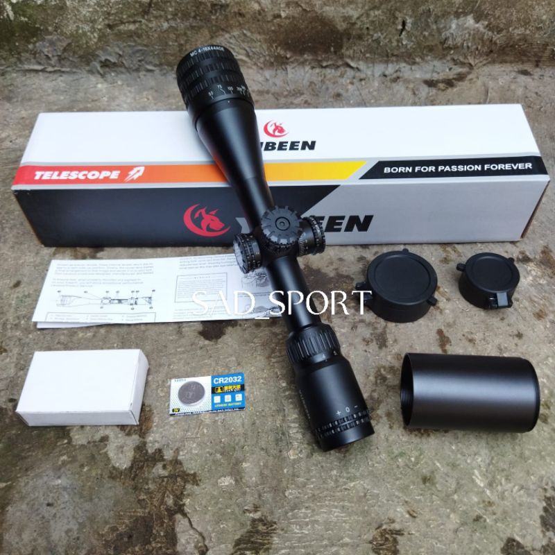 Jual YUBEEN MC 4-16X44AOE TERBARU/TELESCOPE/RIFLESCOPE/TELESKOP | Shopee Indonesia