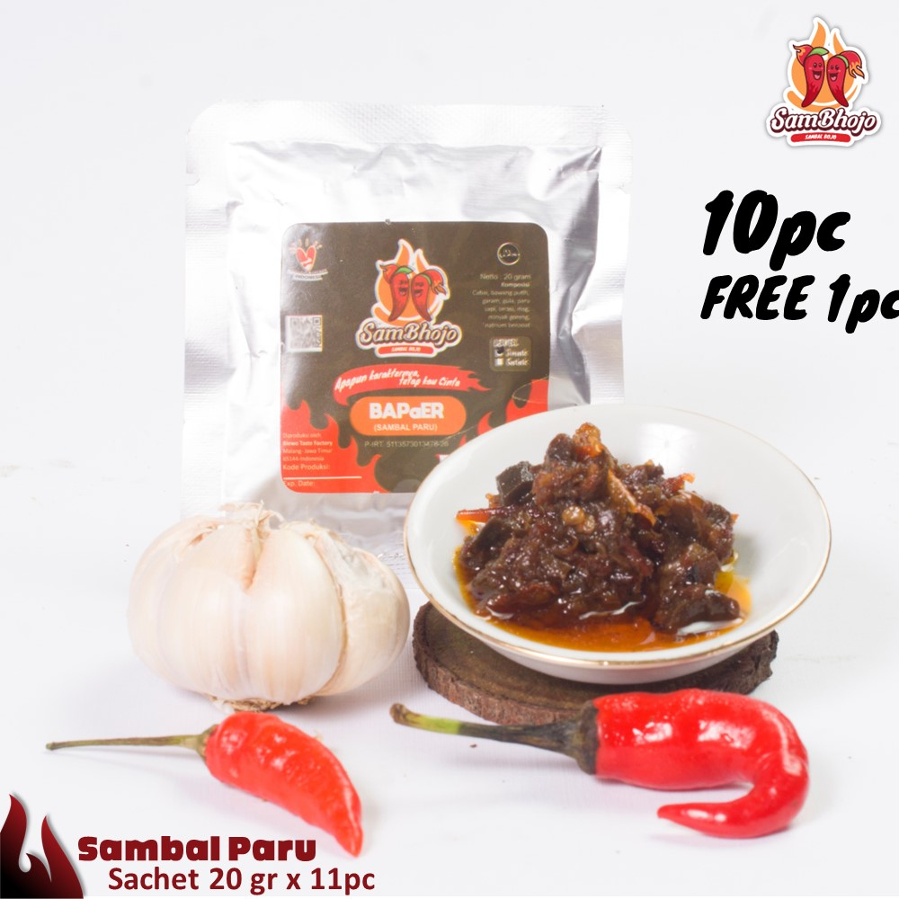 Jual SamBhojo - Sambal Paru (Bojo Baper) Paket 10 Sachet, Gratis 1 ... Jual SamBhojo - Sambal Paru (Bojo Baper) Paket 10 Sachet, Gratis 1 ...