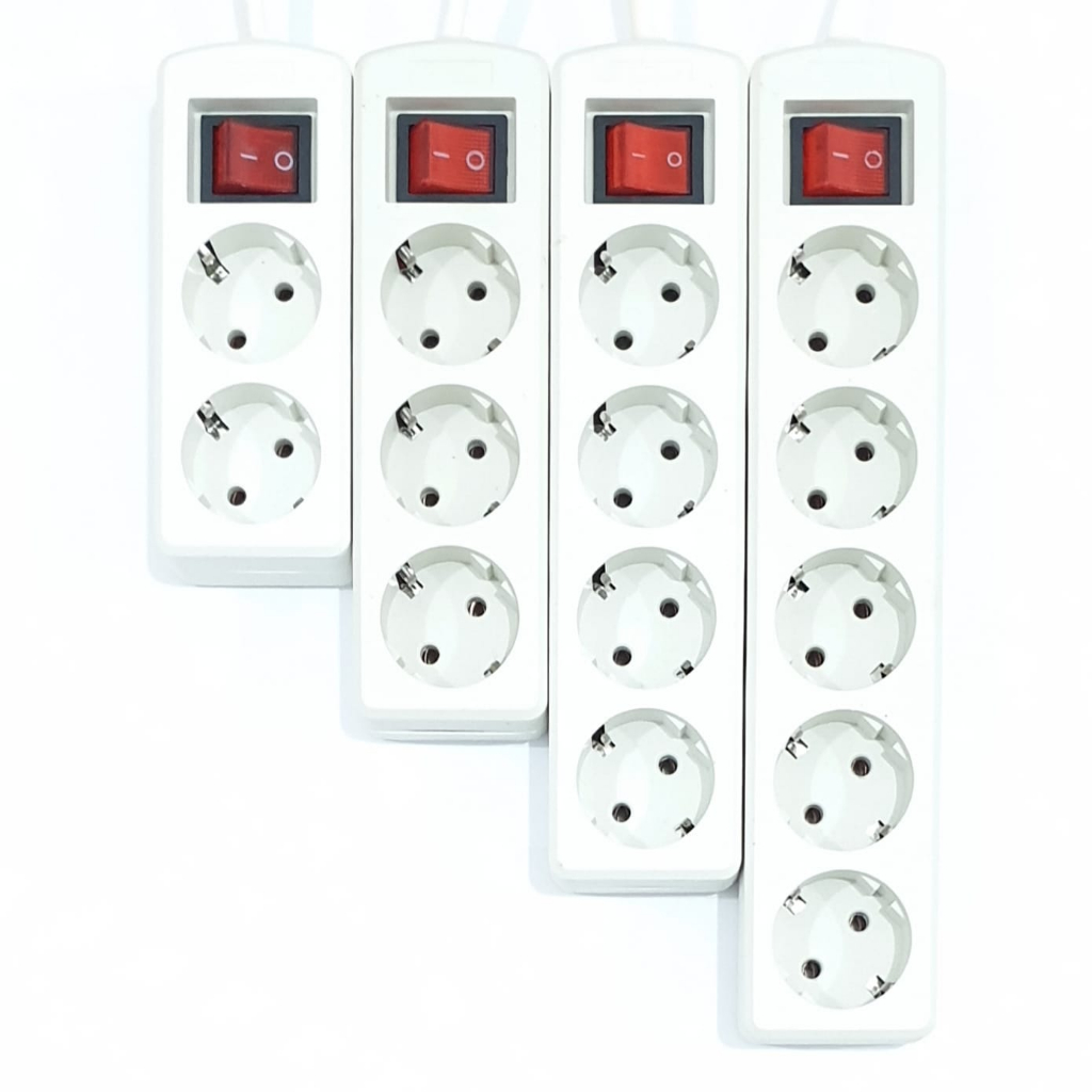 Jual Myvo WHITE SERIES 10 METER 2L 3L 4L 5L Stop Kontak Arde Switch ...