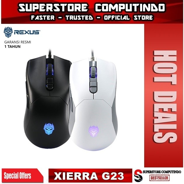 Jual Rexus Xierra G23 RGB Gaming Mouse | Shopee Indonesia