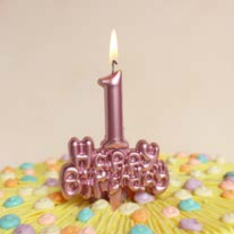 Jual Lilin Angka Ulang Tahun HBD ANGKA GOLD Happy Birthday Candle ...