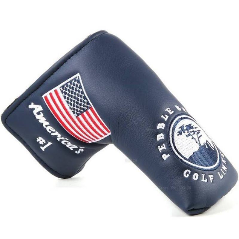 Jual Cover Putter Blade Pebble Beach Navy Blue | Shopee Indonesia