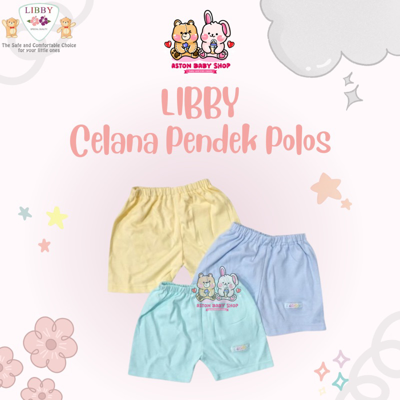 Jual Libby Celana Pendek Polos Warna SML Libby Celana Bayi & Anak | Shopee Indonesia