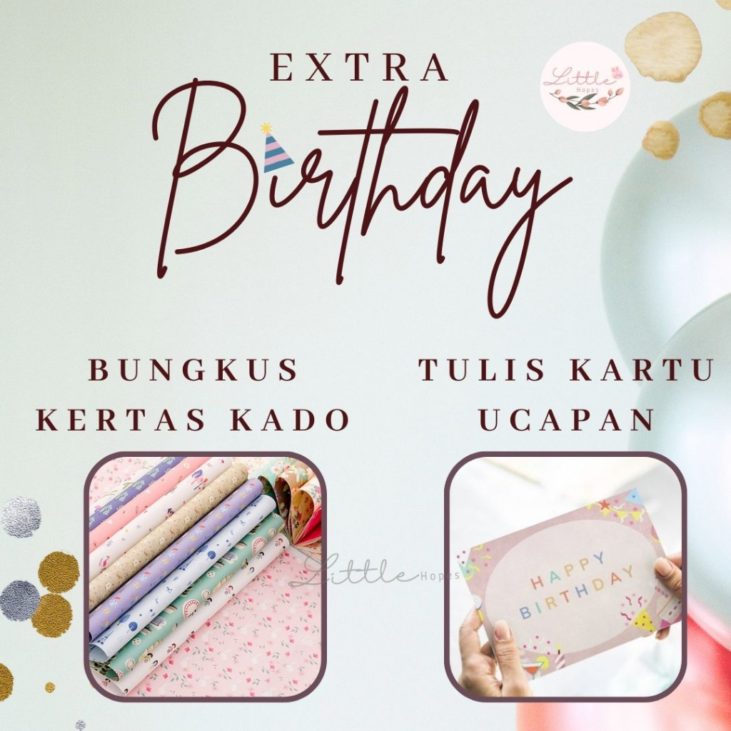 Jual Extra Packing Kertas Kado dan Custom Tulis Greeting Card/Kartu ...