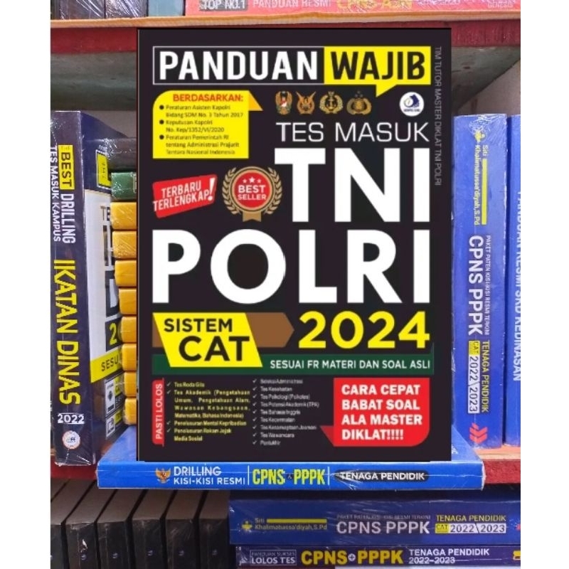 Jual Buku Tes Tni Polri 2024 Panduan Wajib Tes Masuk Tni Polri 2024