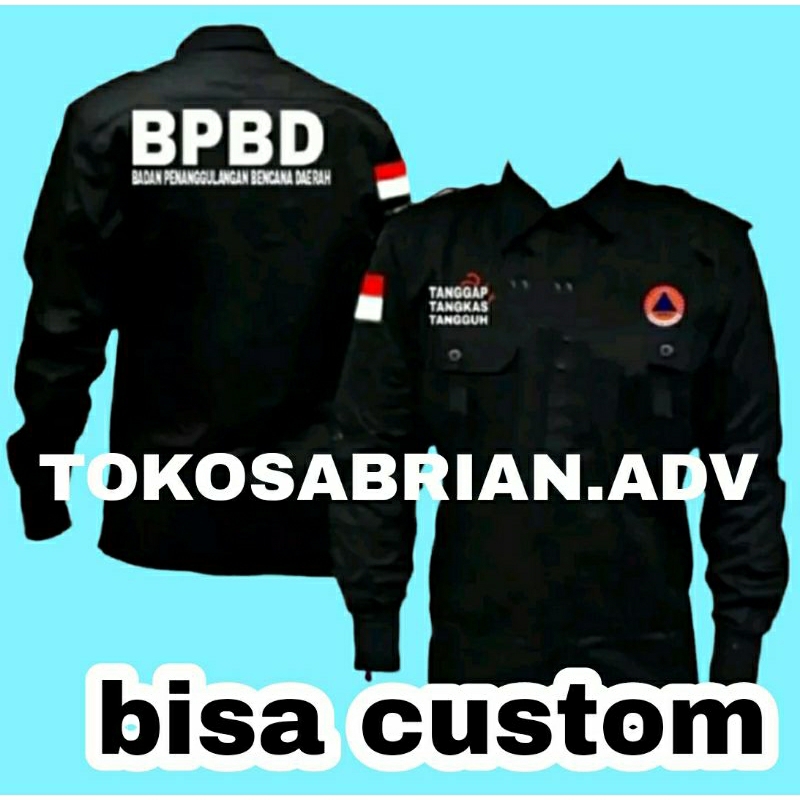 Jual Kemeja BPBD Baju BPBD Bordir seragam BPBD seragam Badan ...