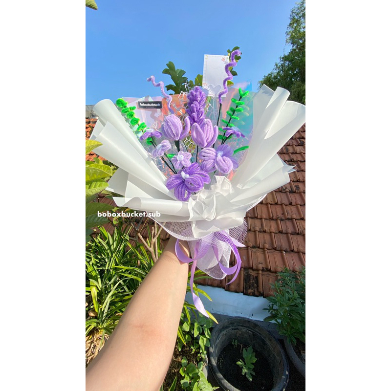 Jual BUCKET PIPE CLEANER | PIPE CLEANER BOUQUET | BUKET WISUDA | BUKET ...