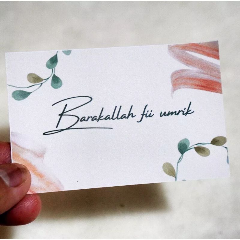 Jual Kartu Ucapan / Barakallah fii umrik | Shopee Indonesia Jual Kartu Ucapan / Barakallah fii umrik | Shopee Indonesia