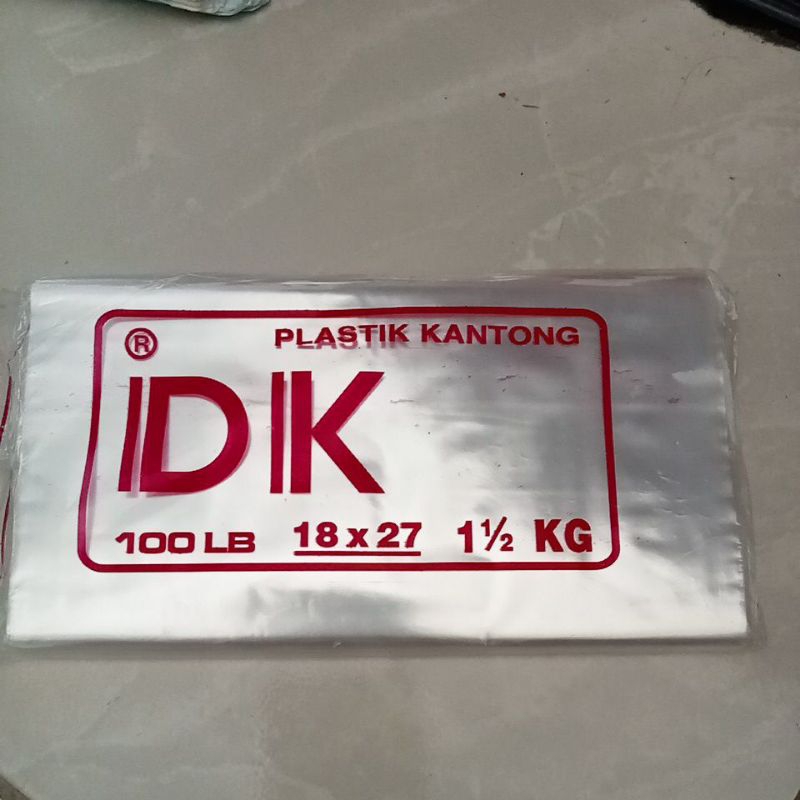 Jual kantong plastik bening DK 1½ kg isi 100 lembar | Shopee Indonesia