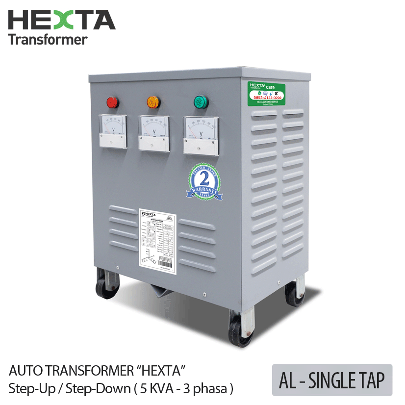 Jual Trafo Listrik Auto Transformer Hexta single tap 5kva | Shopee ...