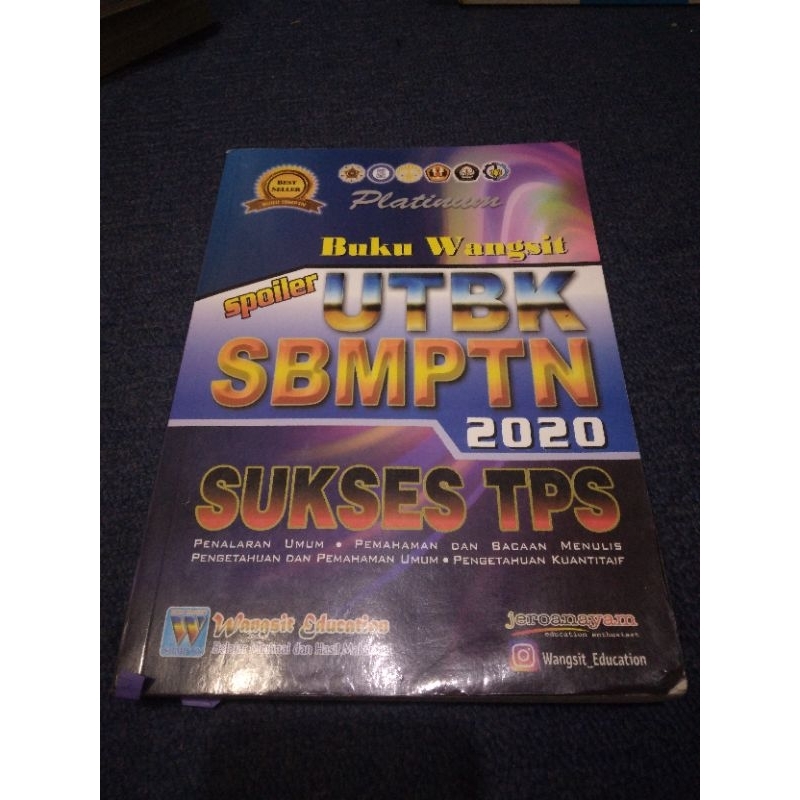 Jual BUKU TPS WANGSIT UTBK 2020 | Shopee Indonesia
