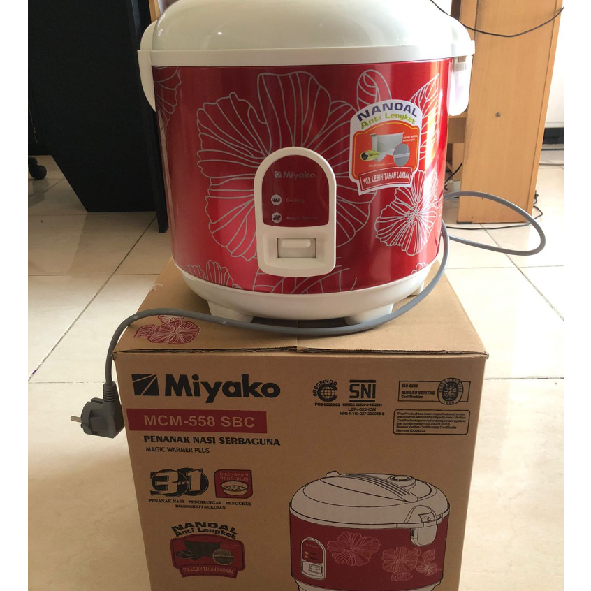 Jual Rice Cooker Miyako MCM 558 SBC 2 liter | Shopee Indonesia
