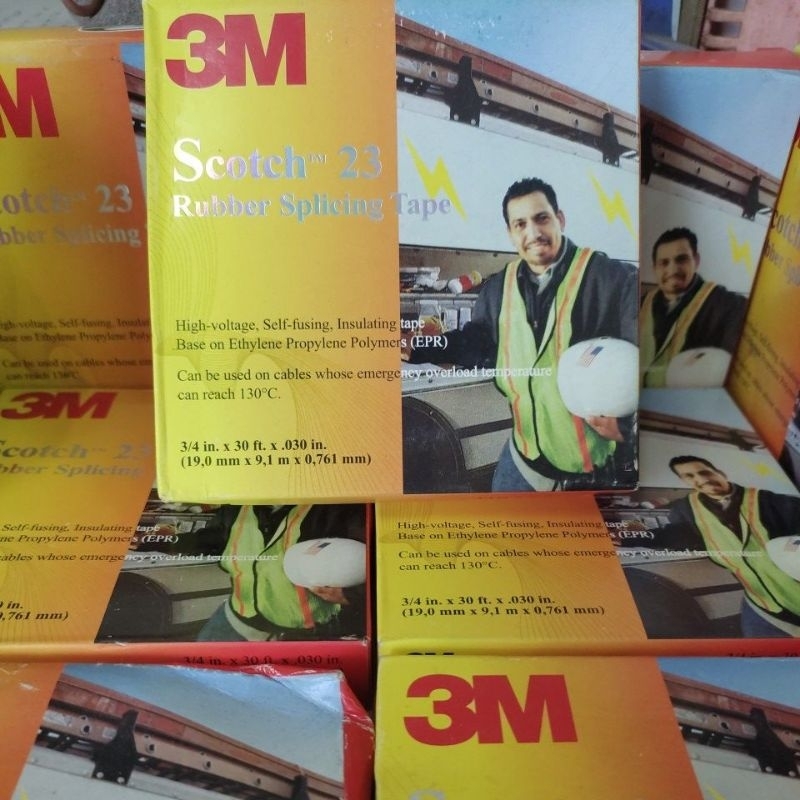 Jual ISOLASI 3M SCOTCH 23 RUBBER SPLICING TAPE | Shopee Indonesia