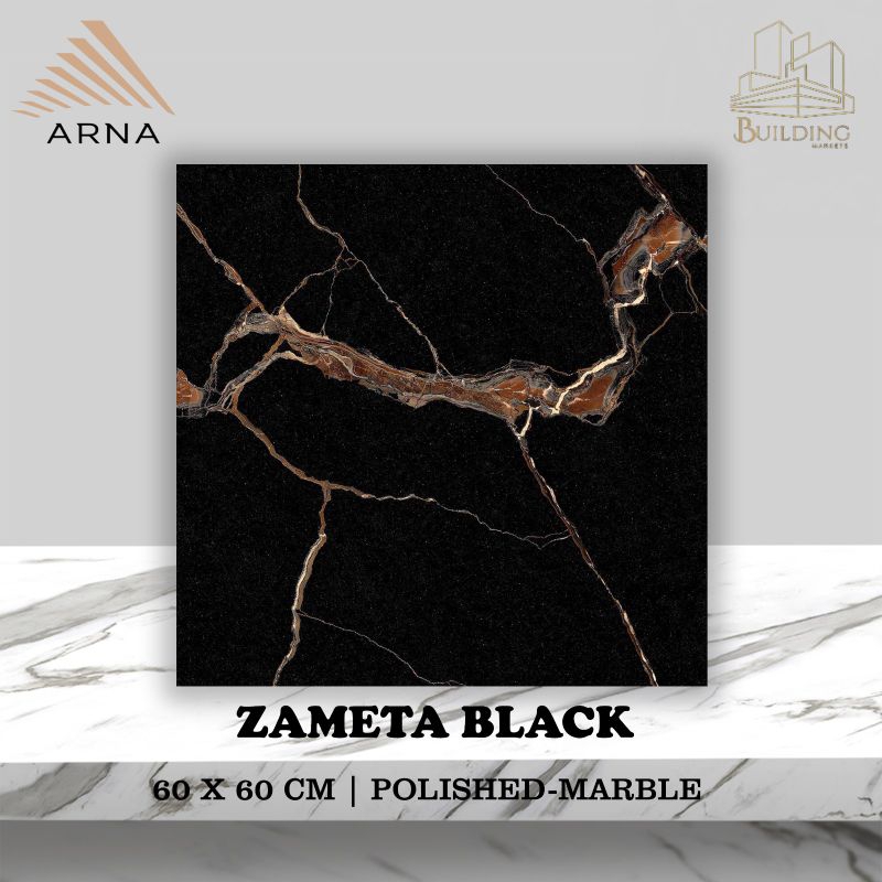 Jual Granite Lantai 60×60 ZAMETA BLACK/GLOSSY/ARNA/SERIES | Shopee ...