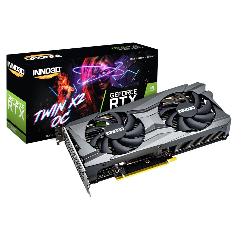Jual VGA Geforce Inno3D RTX 3060 / RTX3060 12GB twin x2 OC | Shopee ...