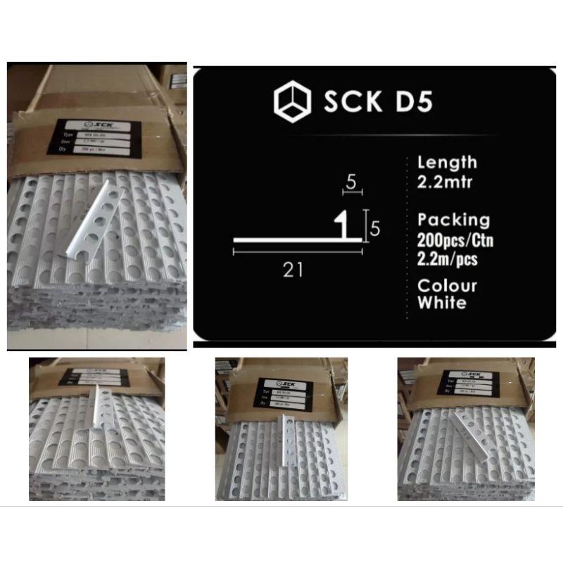 Jual Tali air kusen UPVC Door Frame Spacer PVC SCK D5 W 2.2meter ...