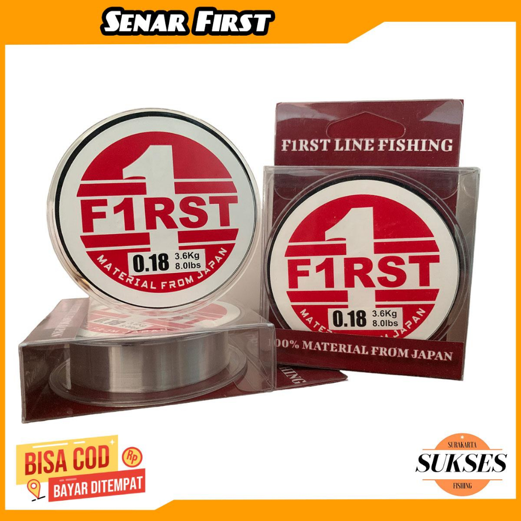 Jual Senar Pancing First Lembut Kuat Cepat Tenggelam 100m | Shopee ...