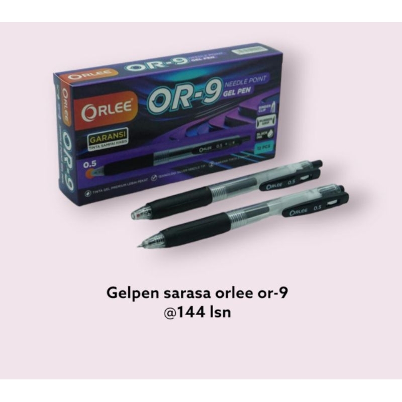Jual BOLPOIN ORLEE SARASA OR-9 1Pcs | Shopee Indonesia