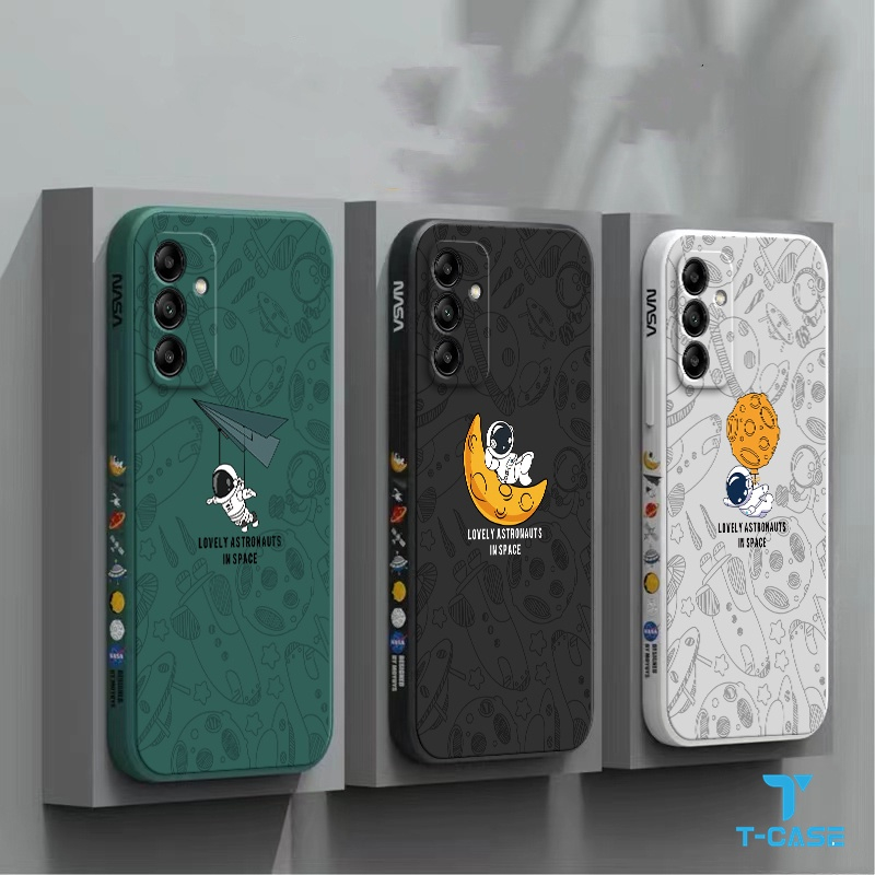 Jual Case Samsung M23 Lovely ASTRONAUT Cartoon Softcase Square Gambar ...