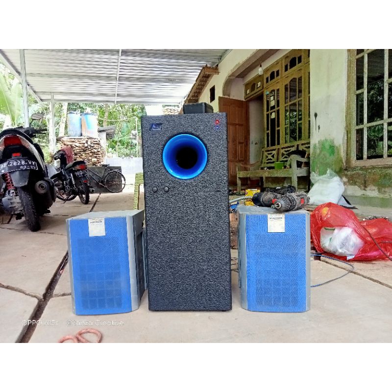 Jual subwoofer Bazooka psw 2.1 (speaker sub memakai 6 inch legacy ...