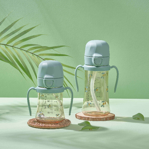 Jual Grosmimi PPSU Olive Weighted Straw Cup 200ml / 300ml - Botol Minum Anak Dengan Pegangan ...