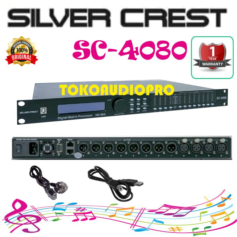 Jual DLMS Silver Crest SC-4008 4-in 8-out Spekaer Management SC4008 ...