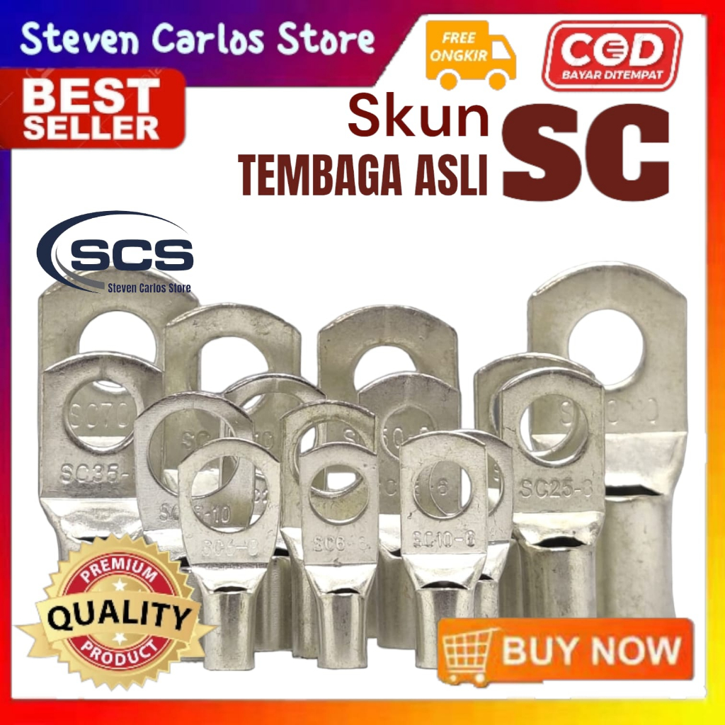 Jual Skun Kabel SC 50-8 50-10 Tembaga Murni | Shopee Indonesia