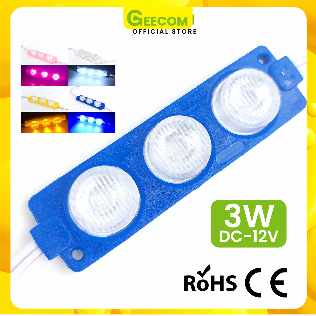 Jual Lampu LED Module 3 Watt 12 Volt murah Lampu Module LED 12 Volt 3 Mata Kualitas Tinggi Strip ...